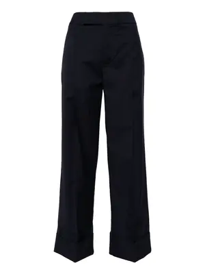 SA SU PHI High-rise Wool Trousers - Blue