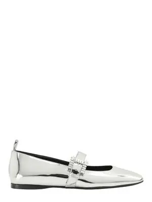 SERGIO ROSSI Sr Twenty Ballerina Flats - Silver