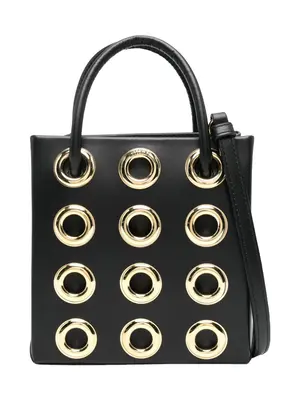 Moschino Ring Hardware Mini Bag - Black