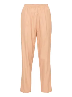 FORTE_FORTE Textured Trousers - Neutrals