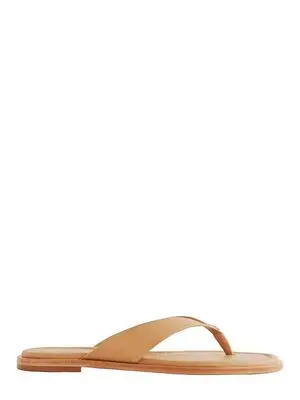 REFORMATION Jessie Thong Sandal Buff