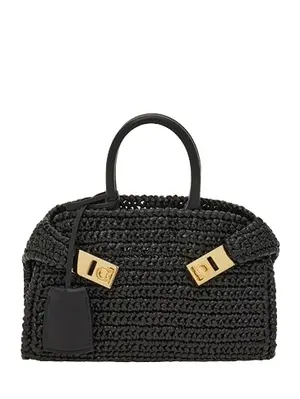 FERRAGAMO Hug Handbag Xs - Black