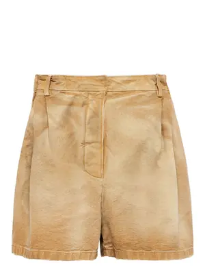 Prada Canvas Shorts - Beige