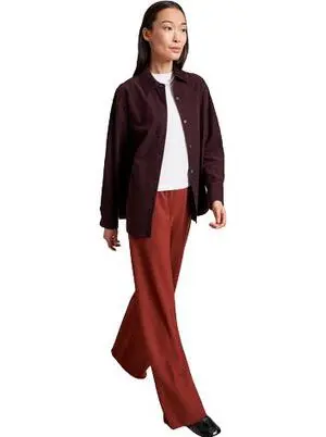 LA LIGNE Colby Wide Leg Pant Rust