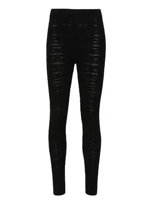 Givenchy 4g-motif Knitted Trousers - Black