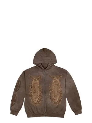 CACTUS JACK BY TRAVIS SCOTT God's Country Zip Hoodie - Brown