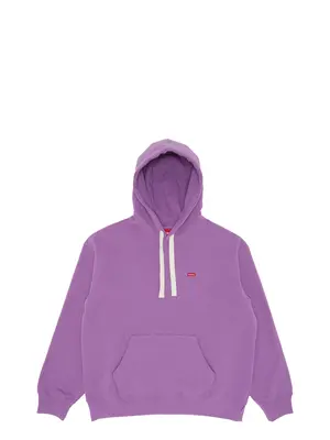 Supreme Small Box Drawcord Hooded Sweatshirt Purple