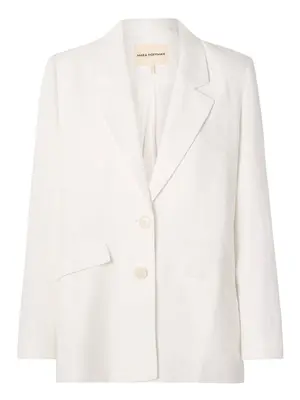 Mara Hoffman Tatum Hemp Blazer - White