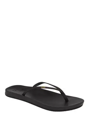 Reef Cushion Bounce Slim Flip Flop - Black