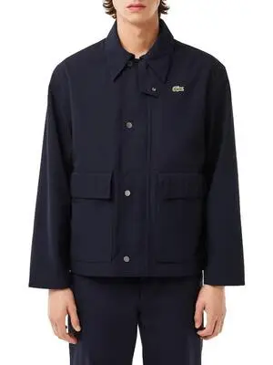 Lacoste Water-resistant Utility Jacket - Hde Abimes