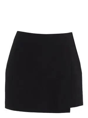 Moncler Wool-cashmere Mini Skort - Black