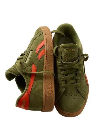 REEBOK Club C Grounds Suede Sneakers Deep Olive/pumpo