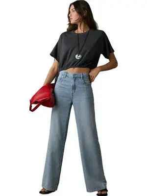 PISTOLA Jadyn Low-rise Wide-leg Jeans - Chateau