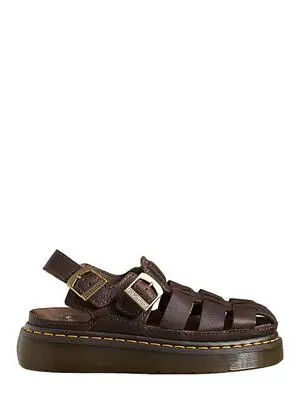 Dr. Martens Archive Fisherman Sandals - Dark Brown Grizzly