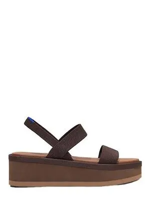 Rothy's Lightweight Wedge Sandals Brown