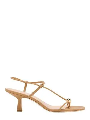 LOEFFLER RANDALL Triana Strappy Leather Sandals - Dune