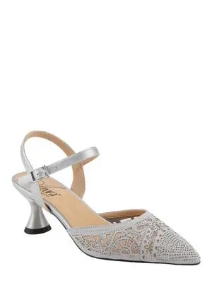 SPRING STEP SHOES Pointed Toe Pumps - Silver