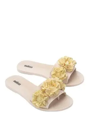 Melissa Babe Springtime Slide Sandal - Beige