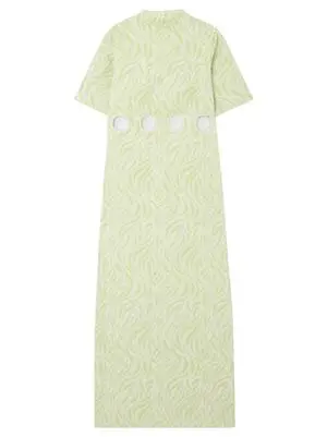 DESTREE Yayoi Appliquéd Maxi Dress - Green
