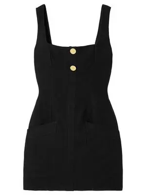 Le Kasha Eissa Linen Mini Dress - Black