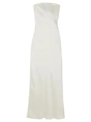 Norma Kamali Norma Kamali Strapless Gown White-0