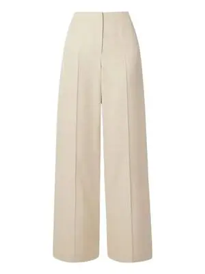 LORO PIANA Loro Piana Silk-dupioni Straight-leg Trousers