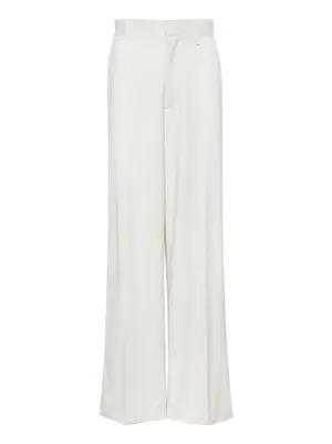 Givenchy Mid-rise Wide-leg Trousers - Neutrals