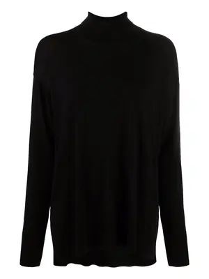 Max Mara Roll-neck Jumper - Black