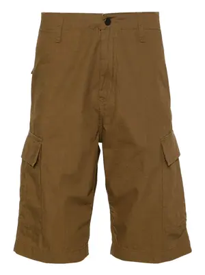 Carhartt Work In Progress Logo-patch Cargo Shorts - Brown