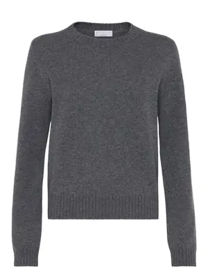 Brunello Cucinelli Crew-neck Cashmere Jumper - Grey
