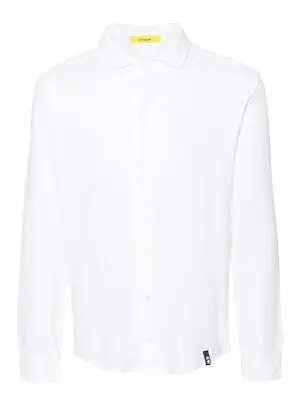 DRUMOHR Piqué-weave Cotton Shirt - White