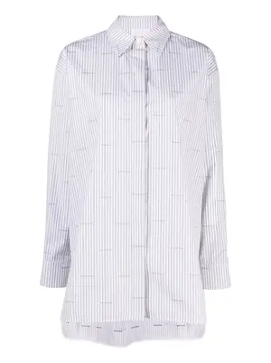 Givenchy Striped Tailored Shirt - Grey