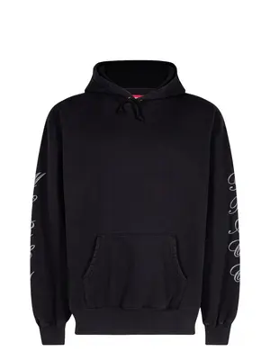 Supreme Patches Spiral Hoodie - Black