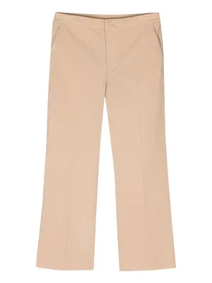 TWINSET Logo-plaque Cropped Trousers - Neutrals