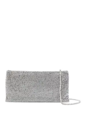 Benedetta Bruzziches Rhinestoned Clutch - Silver