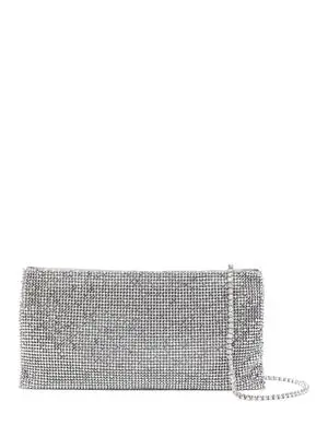 Benedetta Bruzziches Rhinestoned Clutch - Silver