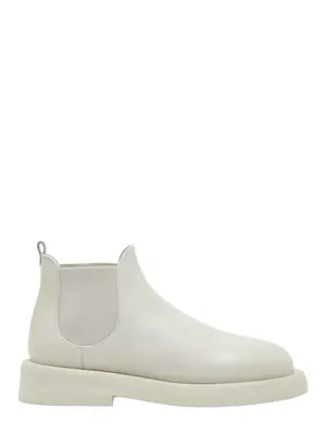 Marsèll Gommello Leather Chelsea Boots - White