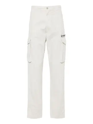 Aspesi Logo-appliqué Cargo Trousers - Neutrals