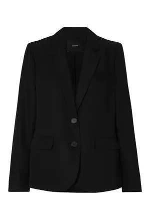 JOSEPH Joseph Belmore Silk And Cotton-Blend Blazer Black