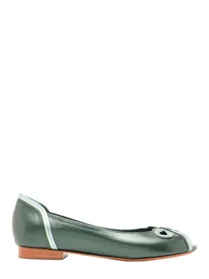 STUDIO CHOFAKIAN Sarah Chofakian Muniz Cut-Out Ballet Pumps