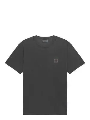 Carhartt Work In Progress Short Sleeve Nelson T-shirt In Grey - Charcoal Garment Dyed