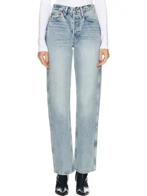 RE/DONE 90s High Rise Loose Jeans - Ojai Indigo
