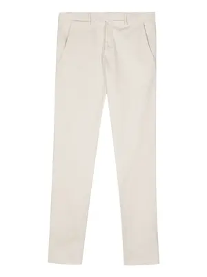BRIGLIA 1949 Slim-cut Chino Trousers - White