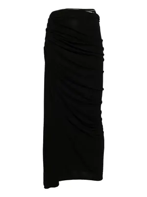 Christopher Esber Draped Maxi Skirt - Black