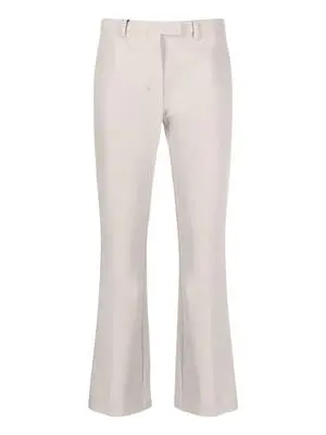Max Mara Slim-cut Cropped Trousers - Neutrals