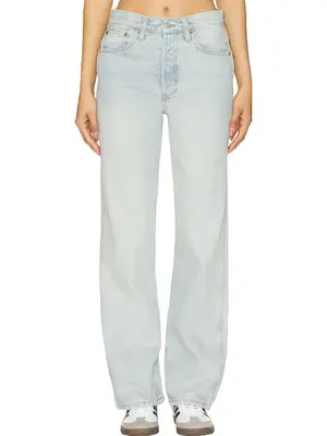 RE/DONE 90s High Rise Loose Jeans - Ranch Water