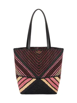 Loewe Luxury Puzzle Fold Tote Bag Pink/burgundy
