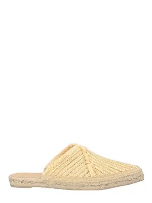 CastaÑer Raffia Mules - Beige