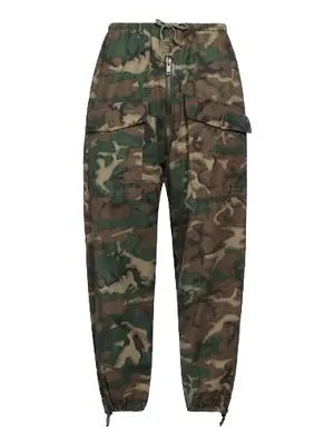 Givenchy Camouflage Cotton Pants - Beige