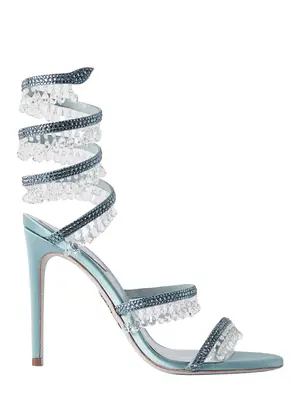 Rene Caovilla René Caovilla Chandelier Crystal-Embellished Sandals Blue